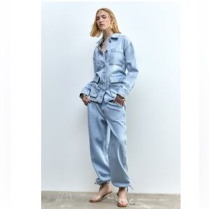 Zara | Pants & Jumpsuits | Zara High Rise Z975 Drawstring Jogger Jeans ...